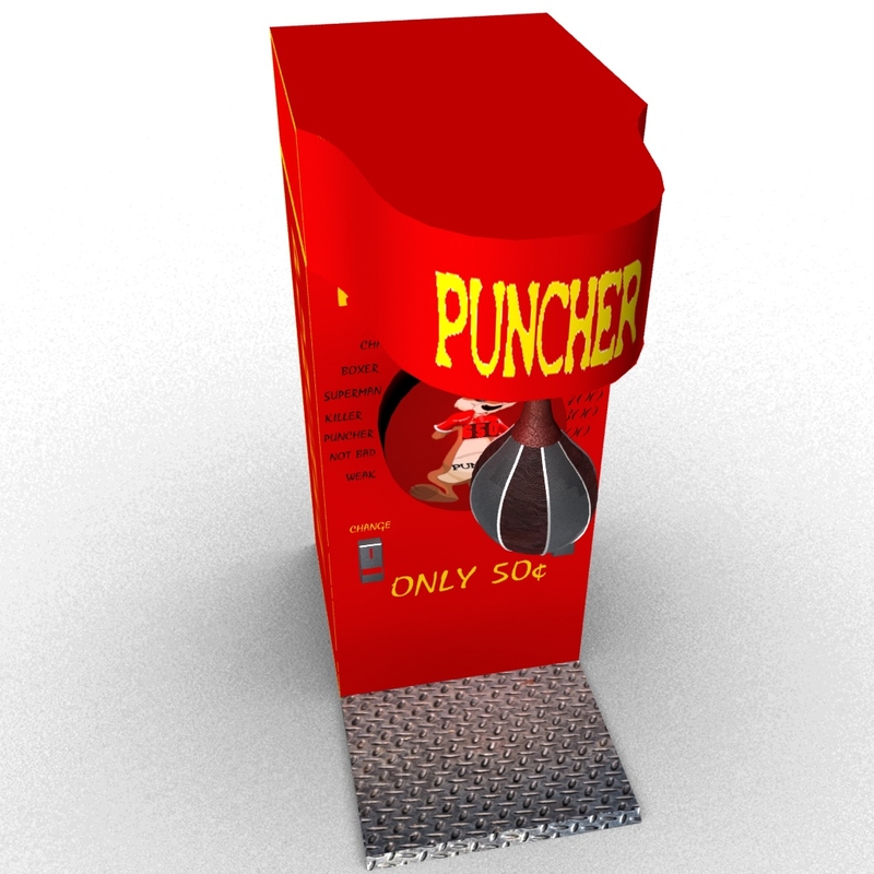 3D boxing machine - TurboSquid 1393315
