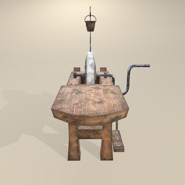 Grindstone medieval 3D model - TurboSquid 1393391