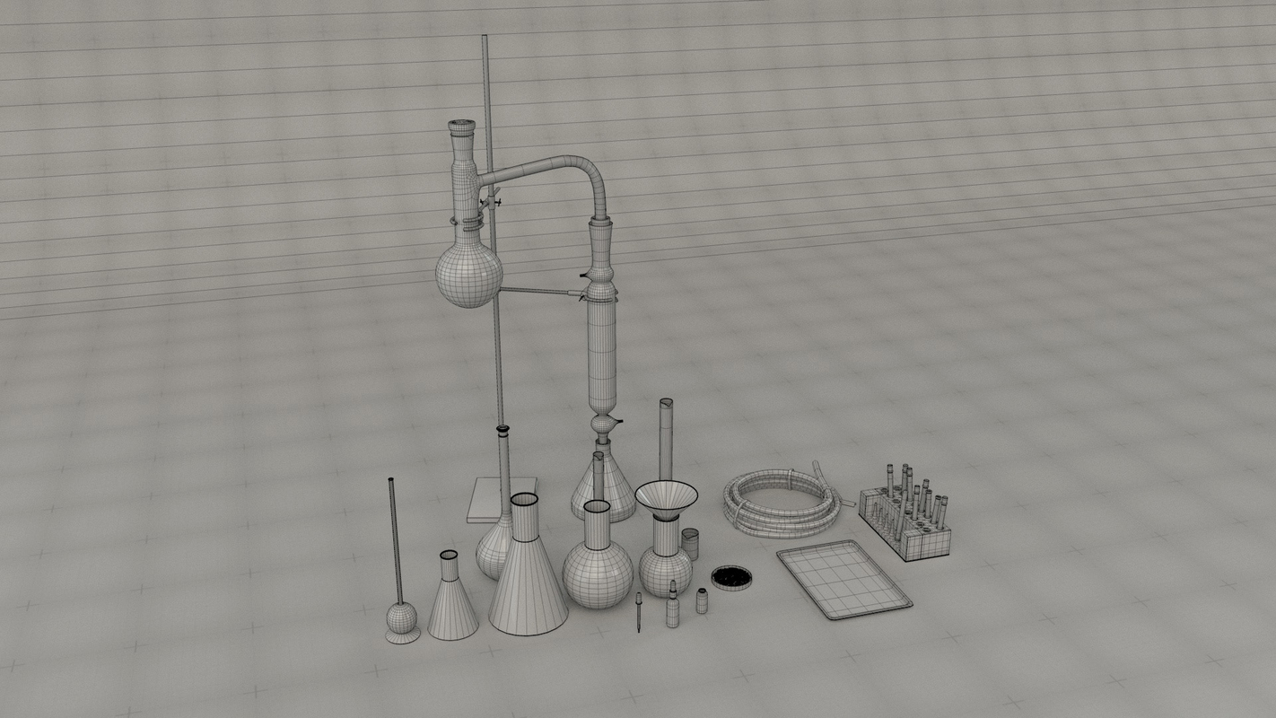 Chemistry lab 3D model - TurboSquid 1393387