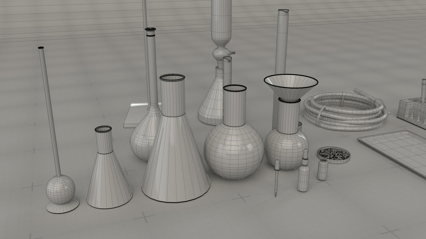 Chemistry lab 3D model - TurboSquid 1393387