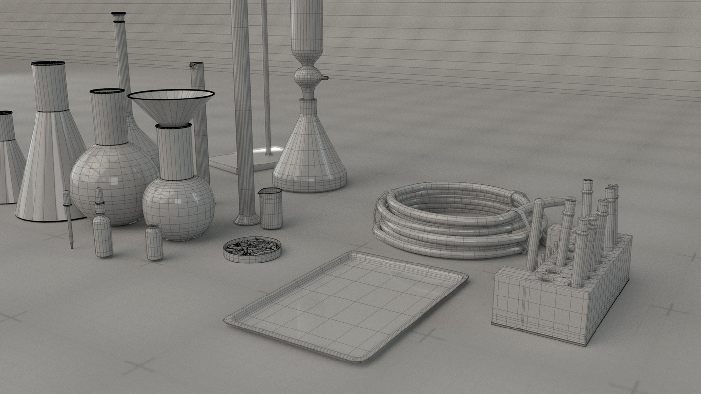 Chemistry lab 3D model - TurboSquid 1393387