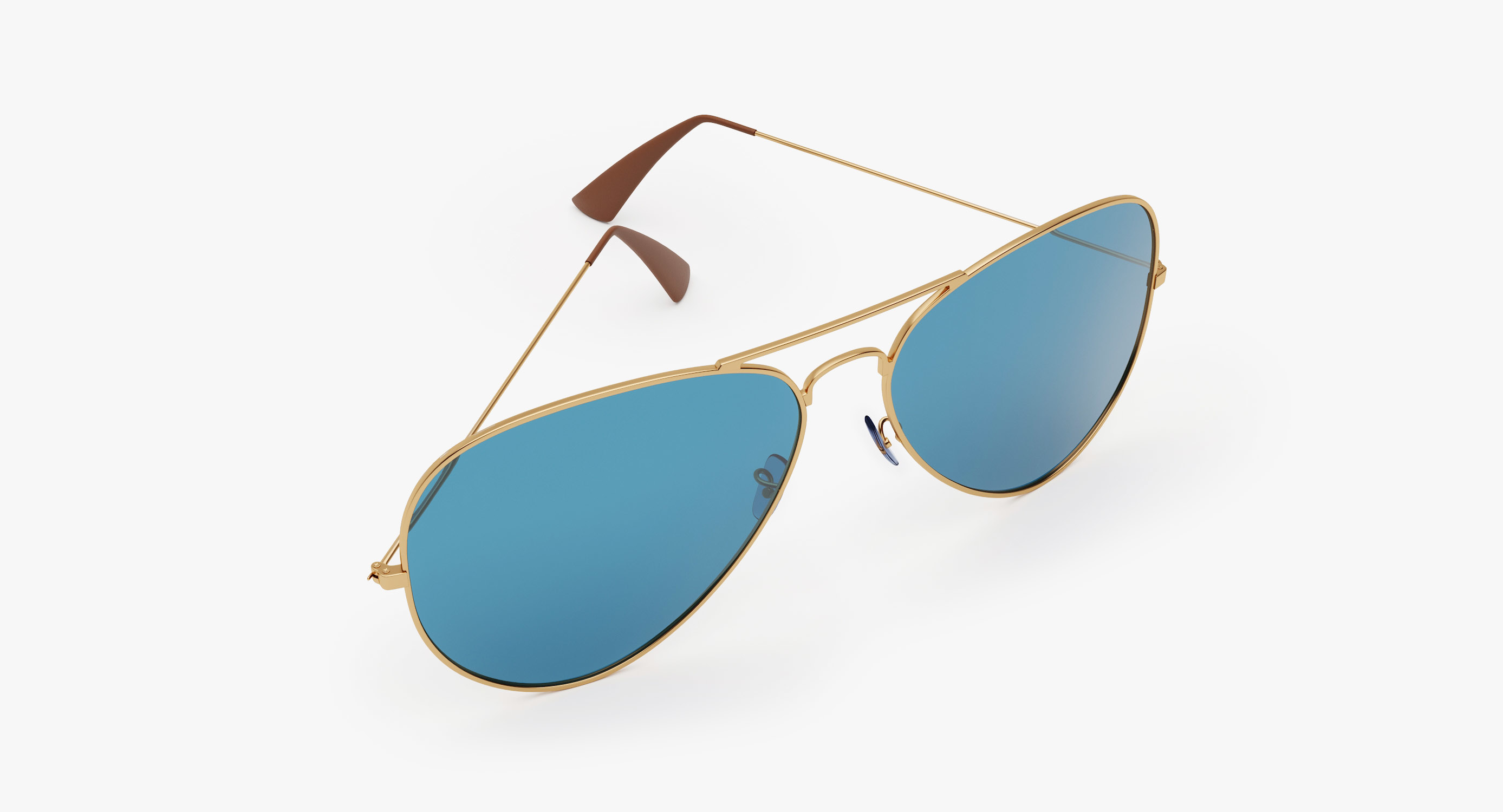Aviator sunglasses 3D model - TurboSquid 1390017