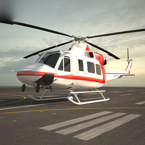 3D bell 412 model - TurboSquid 1393508