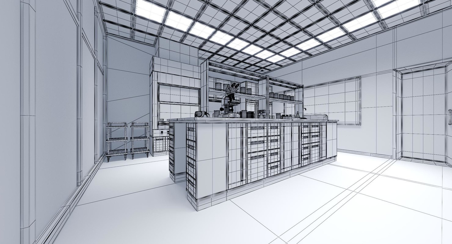 3D model laboratory lab - TurboSquid 1393822