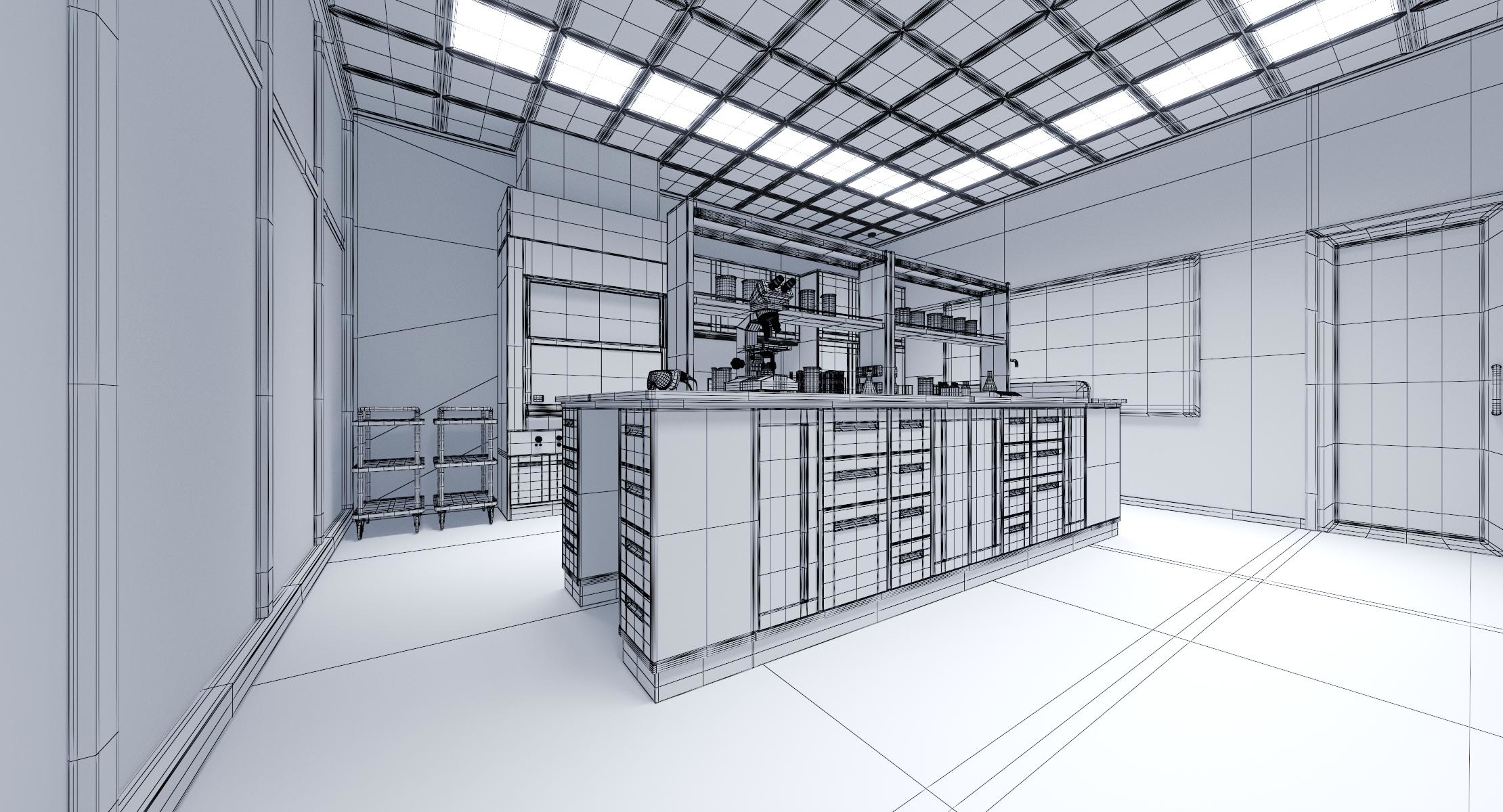 3D model laboratory lab - TurboSquid 1393822