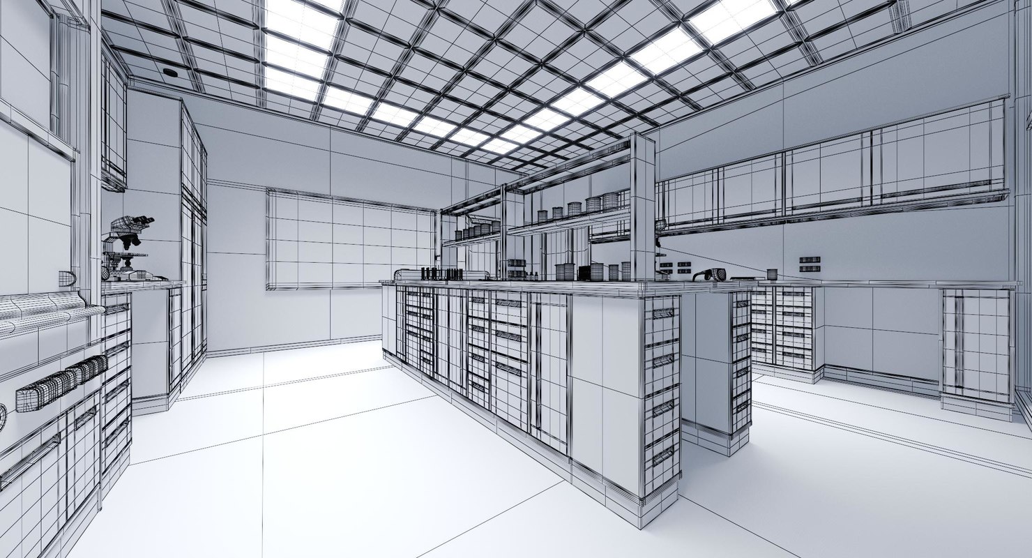 3D model laboratory lab - TurboSquid 1393822