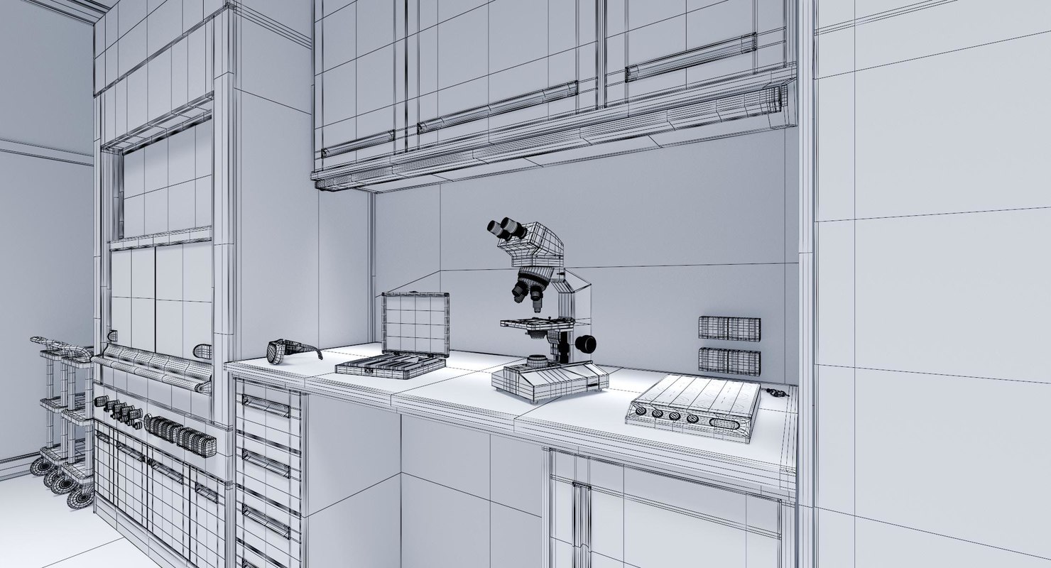 3D model laboratory lab - TurboSquid 1393822