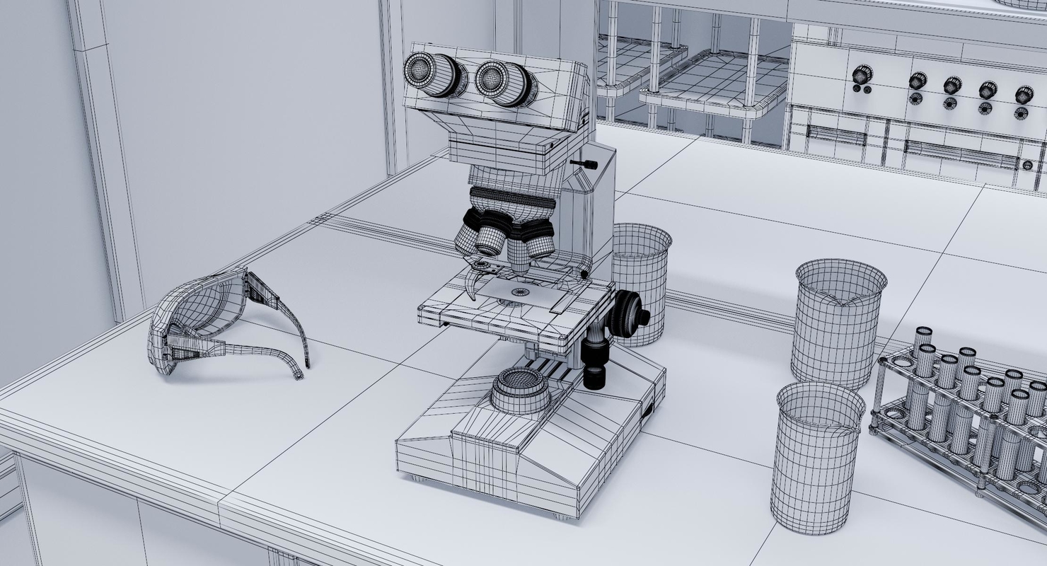 3D model laboratory lab - TurboSquid 1393822