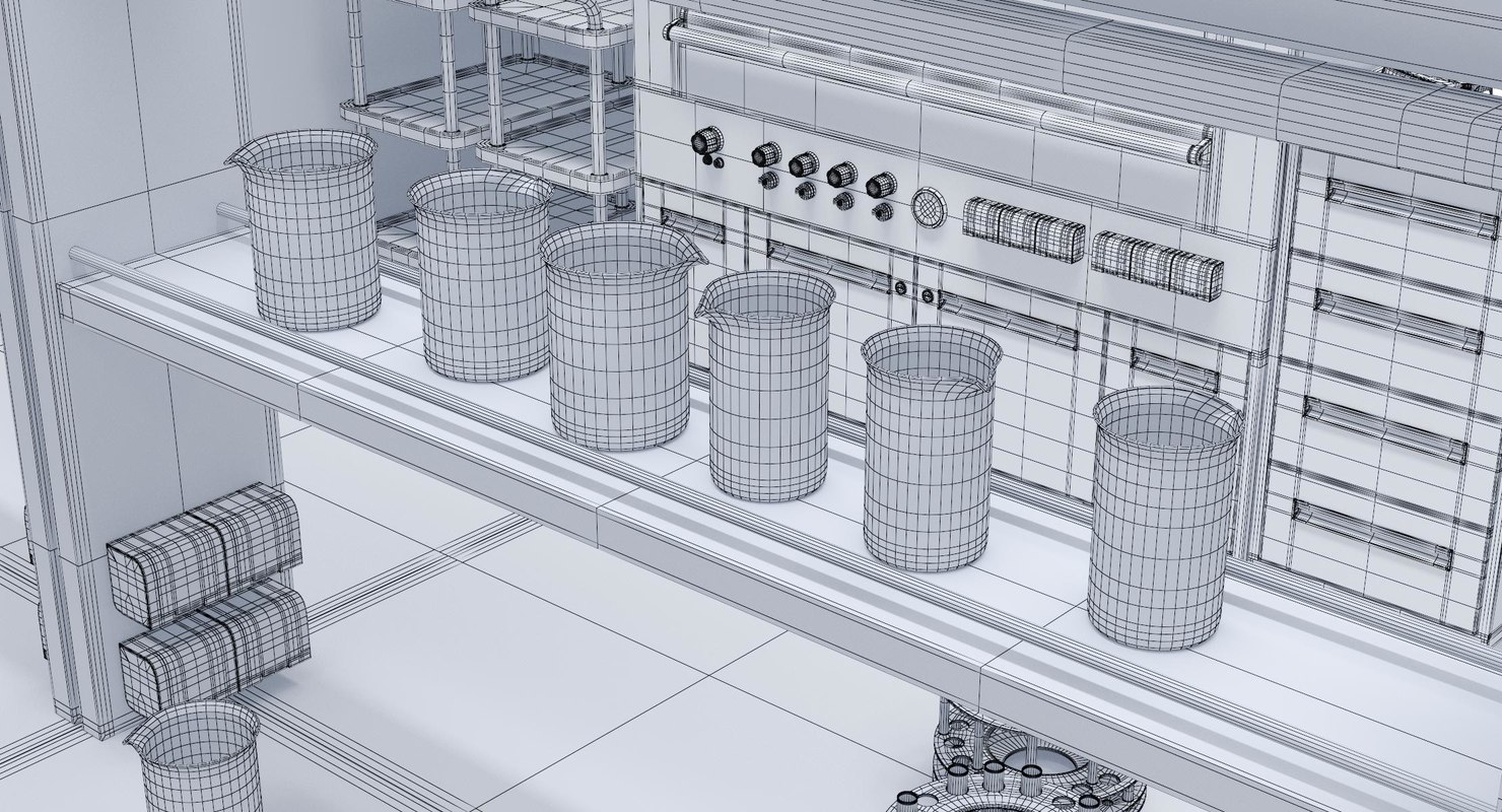3D model laboratory lab - TurboSquid 1393822