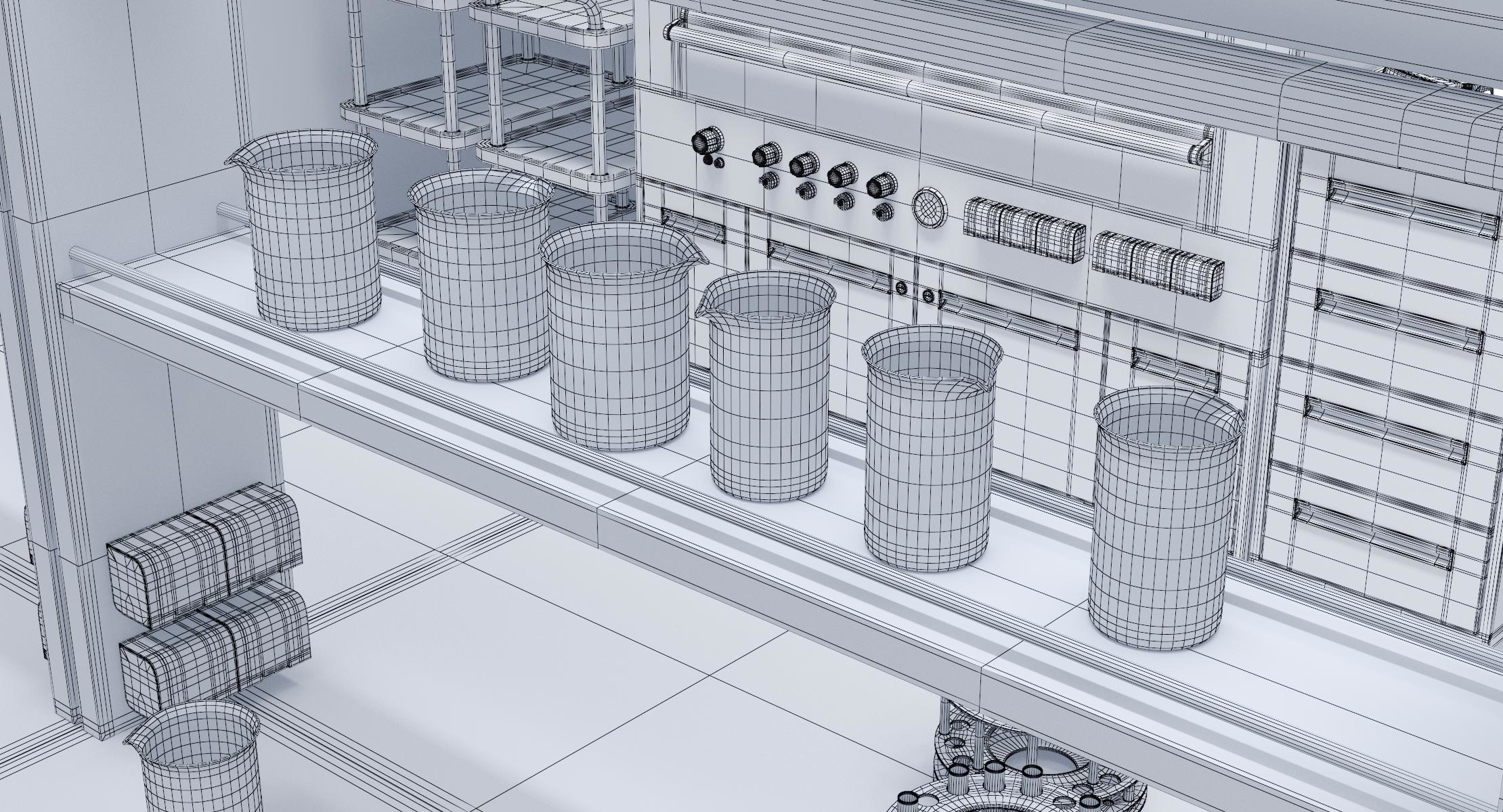 3D model laboratory lab - TurboSquid 1393822