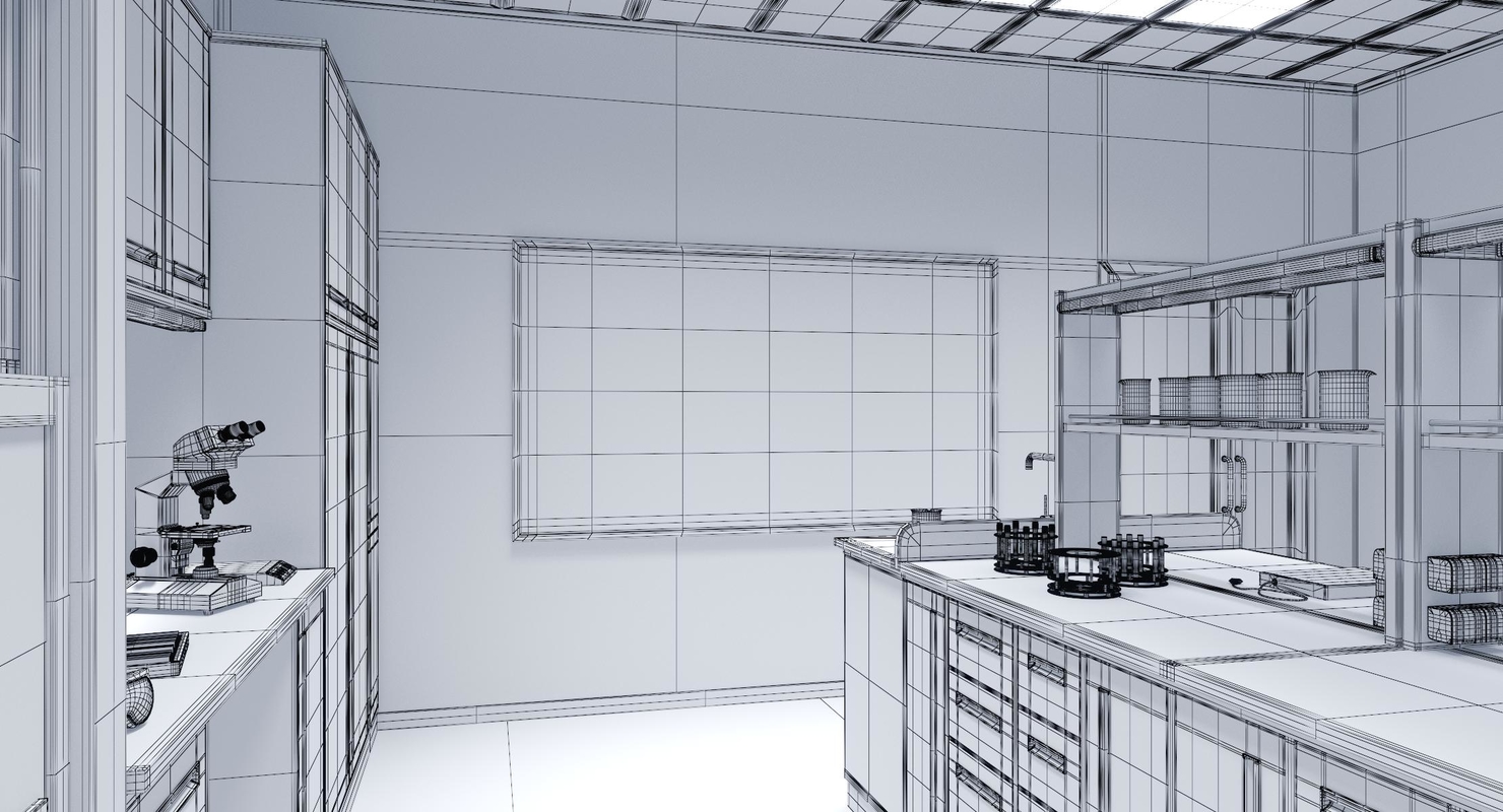 3D model laboratory lab - TurboSquid 1393822