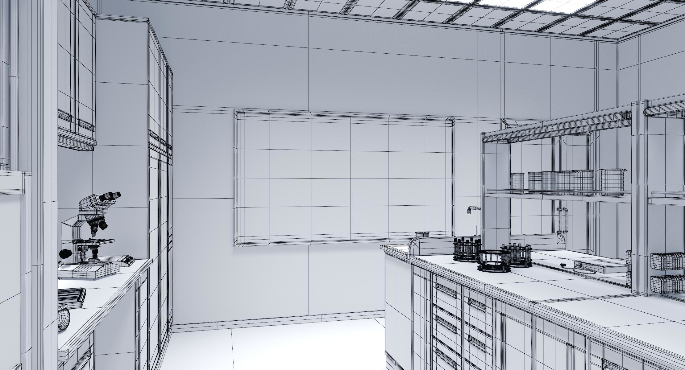 3D model laboratory lab - TurboSquid 1393822
