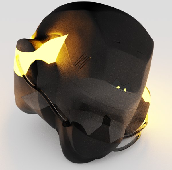 3d model blender helmet