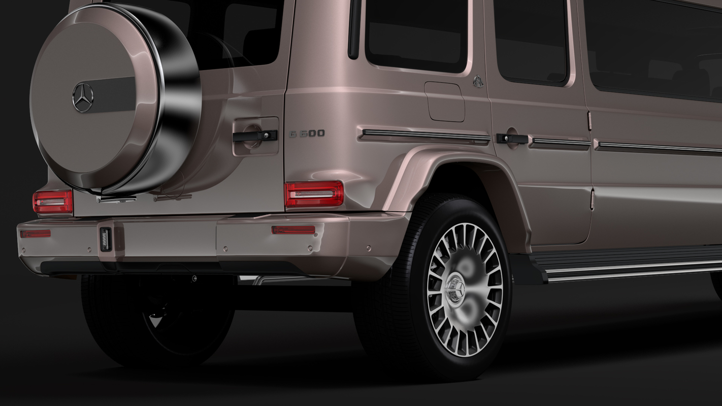 Mercedes-Maybach G 600 리무진 W464 2019 3D 모델 - TurboSquid 1393693
