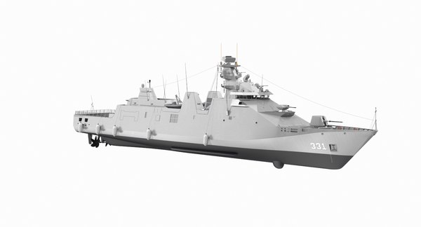 modelo 3d Fragata Indonesia Clase Sigma - TurboSquid 1394359