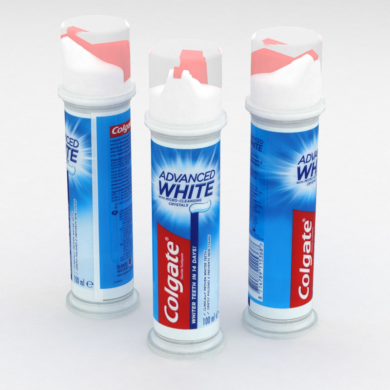3D toothpaste model - TurboSquid 1393757
