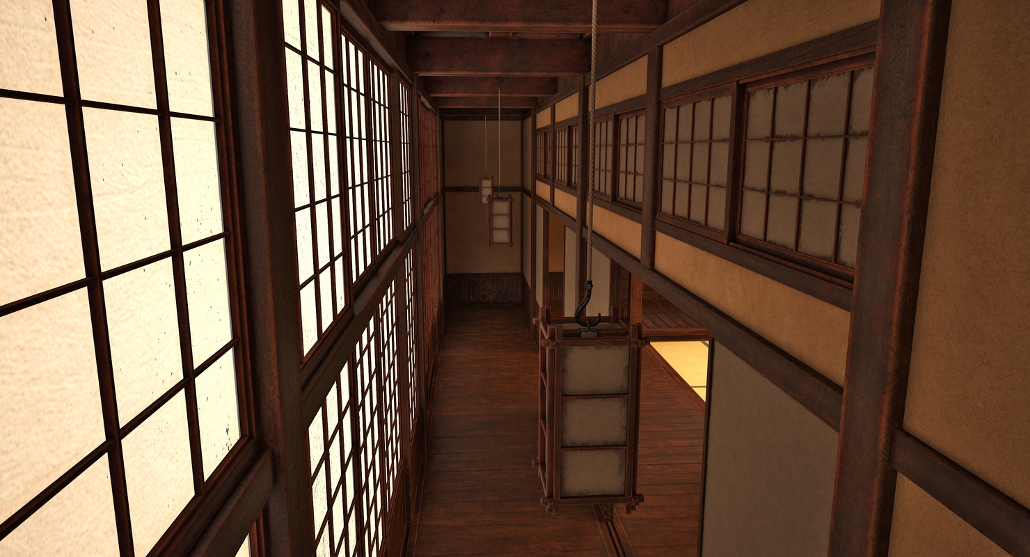 3D dojo room - TurboSquid 1394114