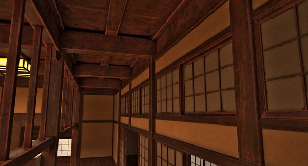 3D dojo room - TurboSquid 1394114