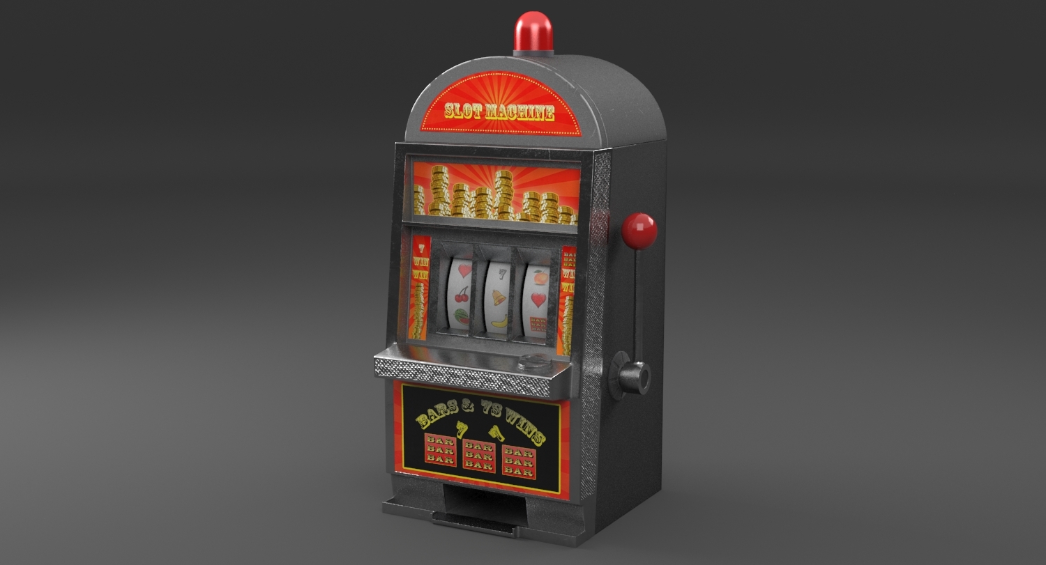 Slot machine model - TurboSquid 1393782