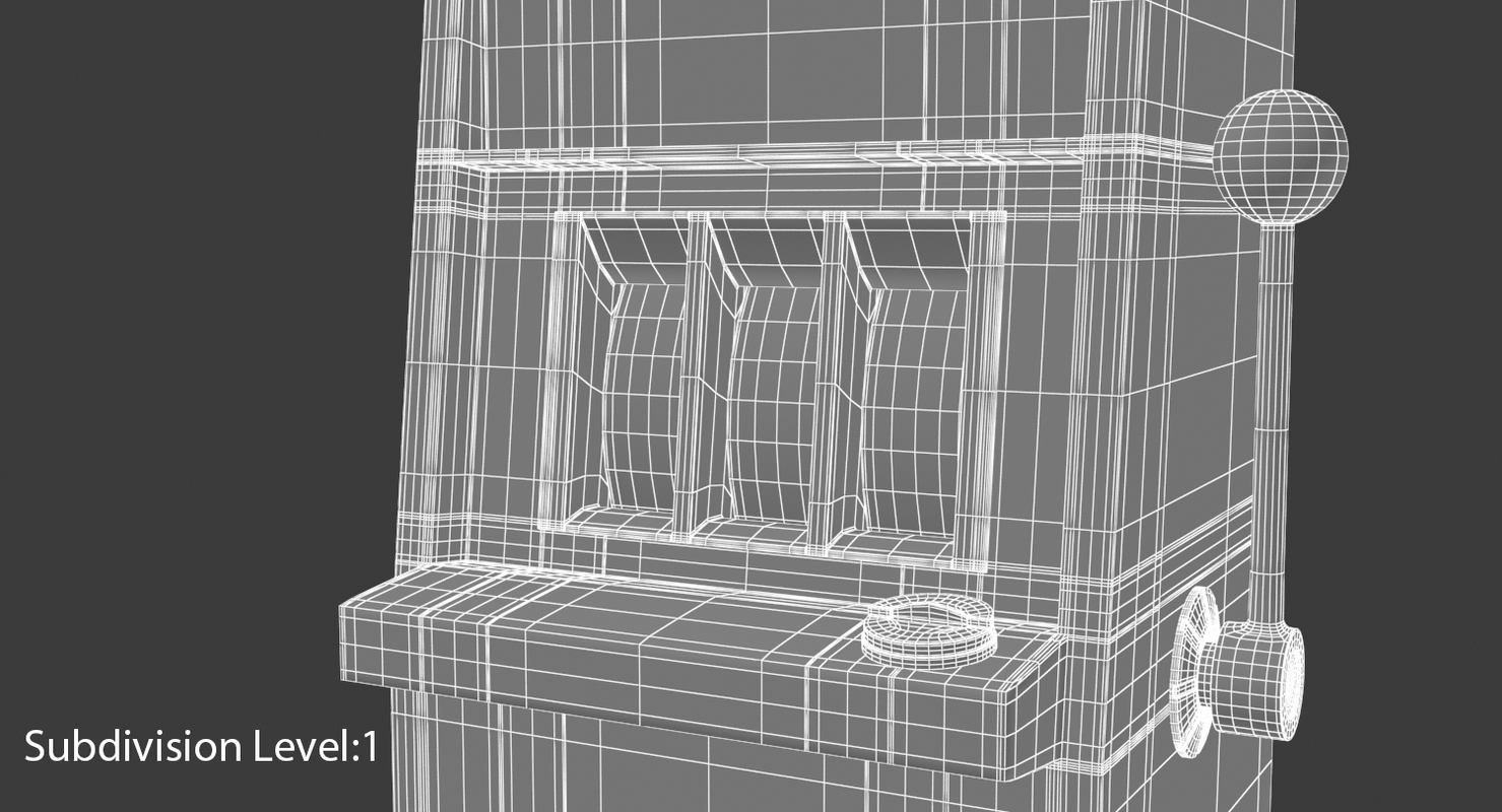 Slot machine model - TurboSquid 1393782
