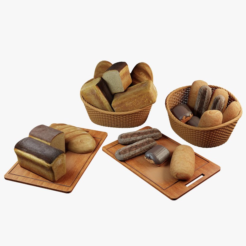 3D blender bread - TurboSquid 1393828