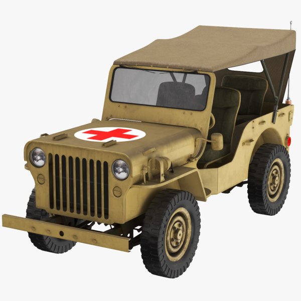 3D real willys army jeep model - TurboSquid 1393973