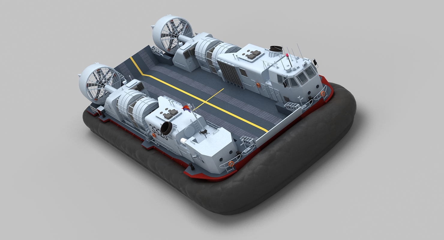 Chiński typ 726 LCAC Model 3D - TurboSquid 1393988