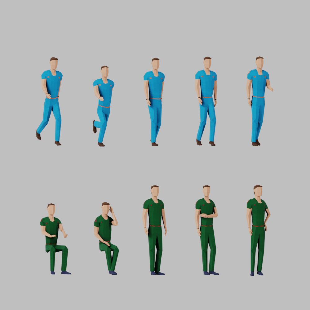 Men people pack 3D model - TurboSquid 1394063