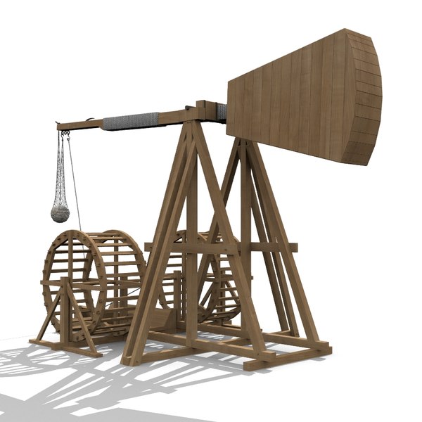 medieval mangonel 3d model