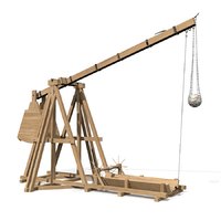 3d old trebuchet model