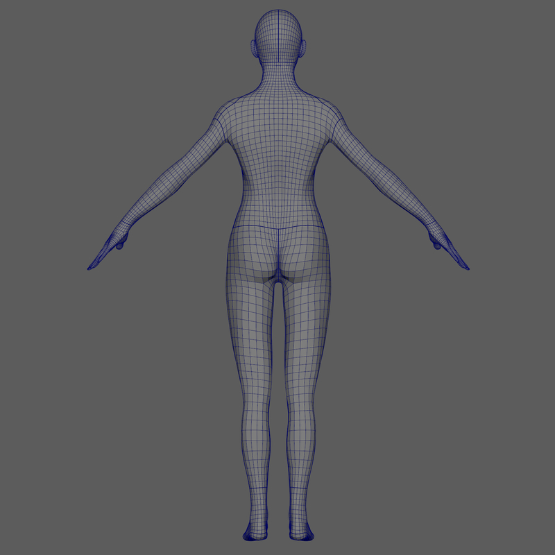 3D model female character rig face - TurboSquid 1394259