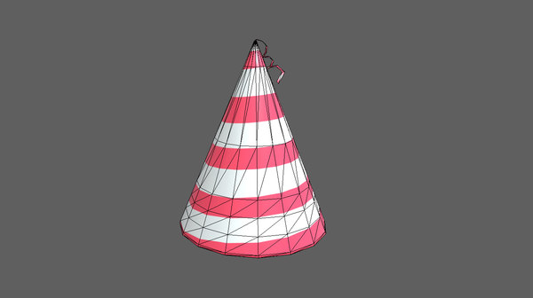 Party hat 3D model - TurboSquid 1394419