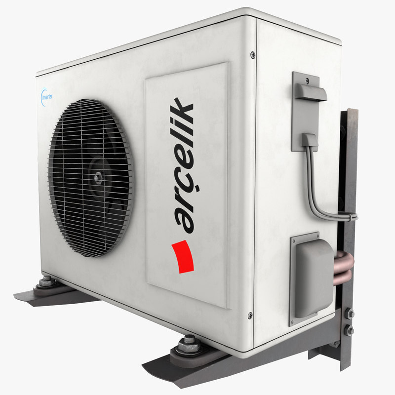 Air conditioner outdoor unit 3D model - TurboSquid 1394556