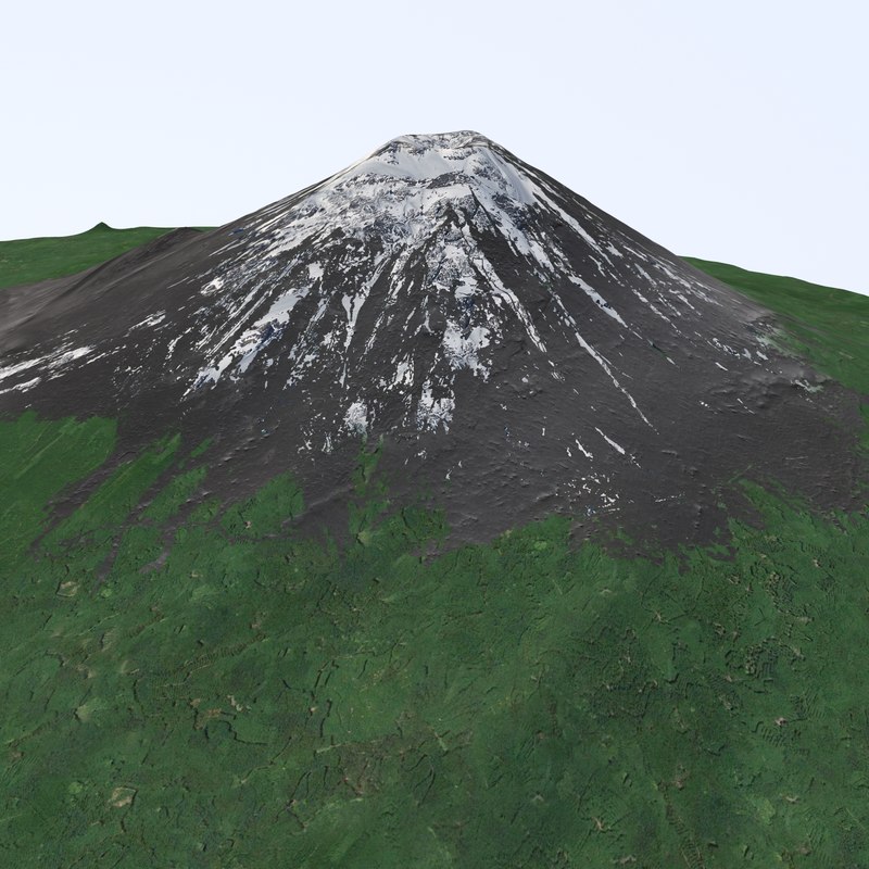 富士山3Dモデル3Dモデル - TurboSquid 1394599