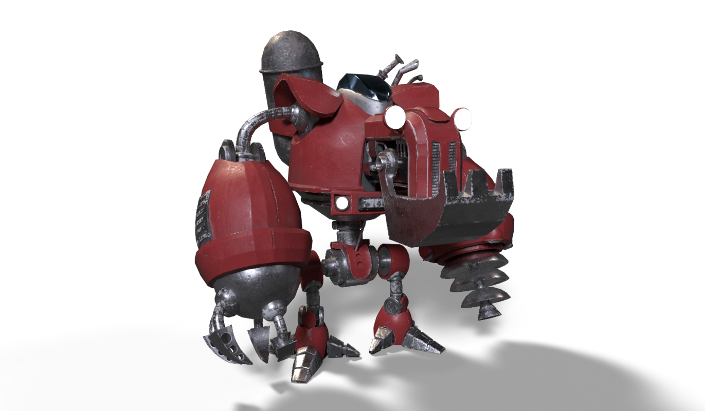 3D robot tractor - TurboSquid 1394605