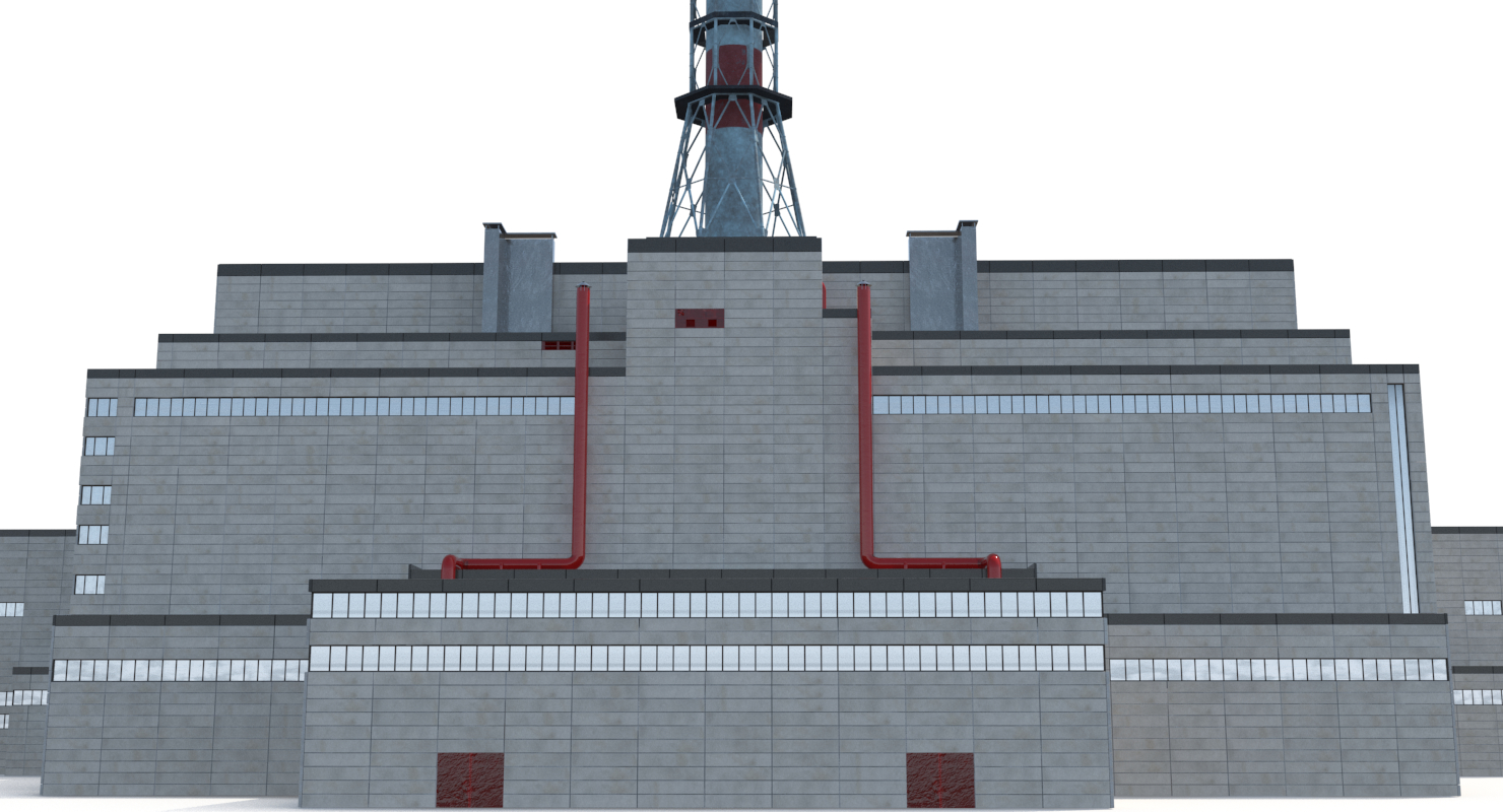 3D power plant chernobyl model - TurboSquid 1394654