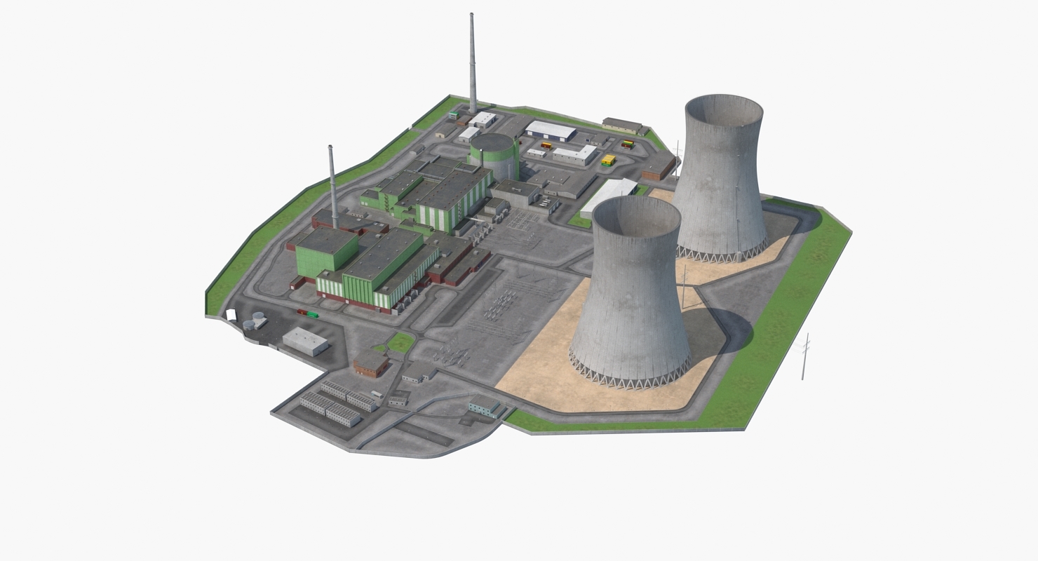 3D power plants 2 model - TurboSquid 1395334