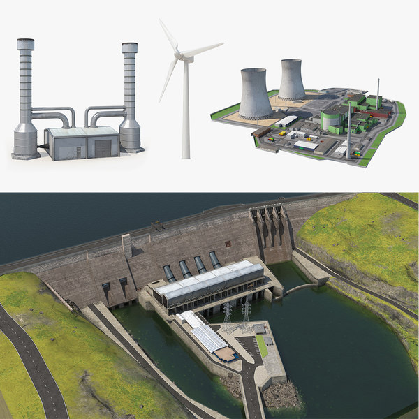 Power Station 3D Models for Download | TurboSquid