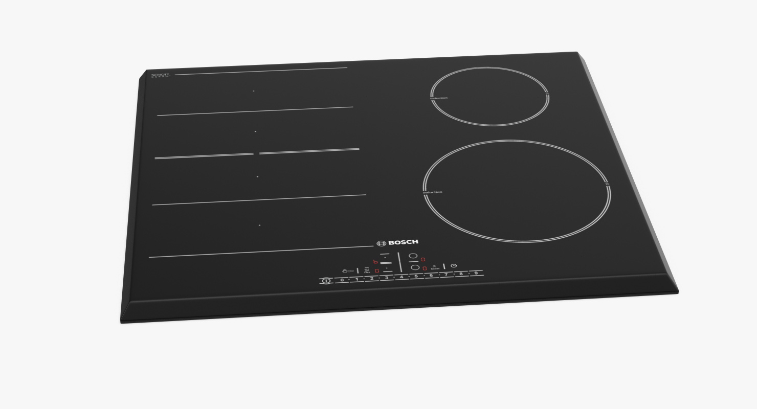 Induction hobs bosch 3D model - TurboSquid 1395216