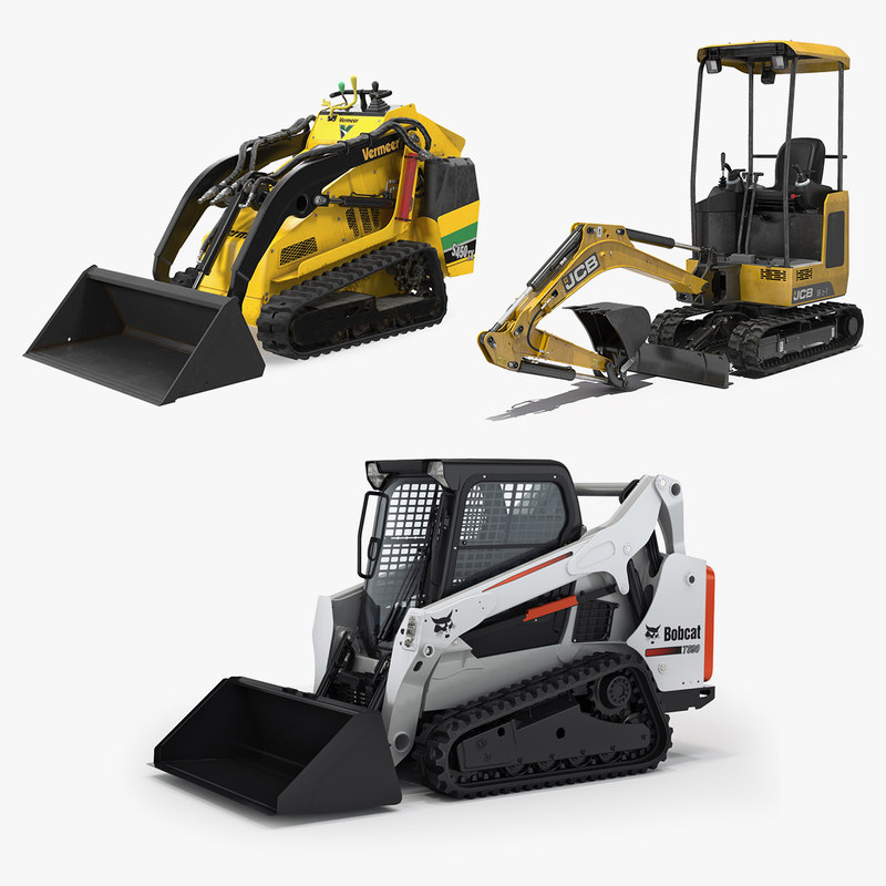 Mini construction vehicles 3D model - TurboSquid 1395314