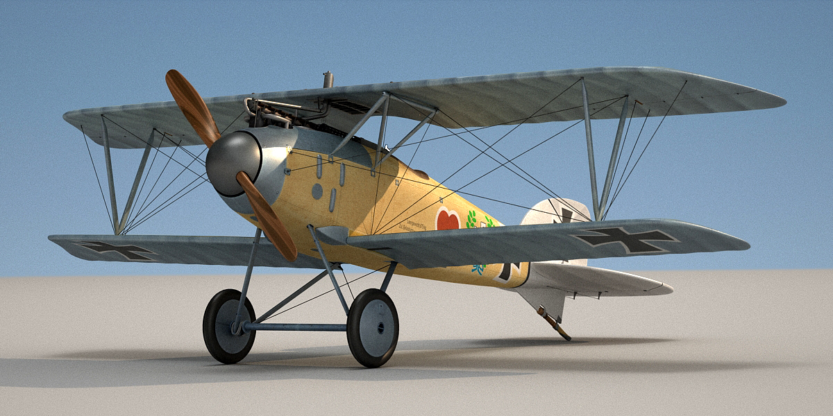 Albatros d iii werner 3D model - TurboSquid 1395097