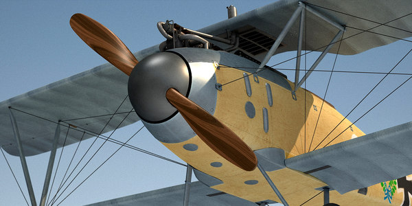 Albatros d iii werner 3D model - TurboSquid 1395097