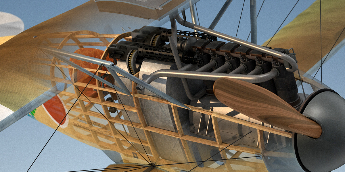 Albatros d iii werner 3D model - TurboSquid 1395097