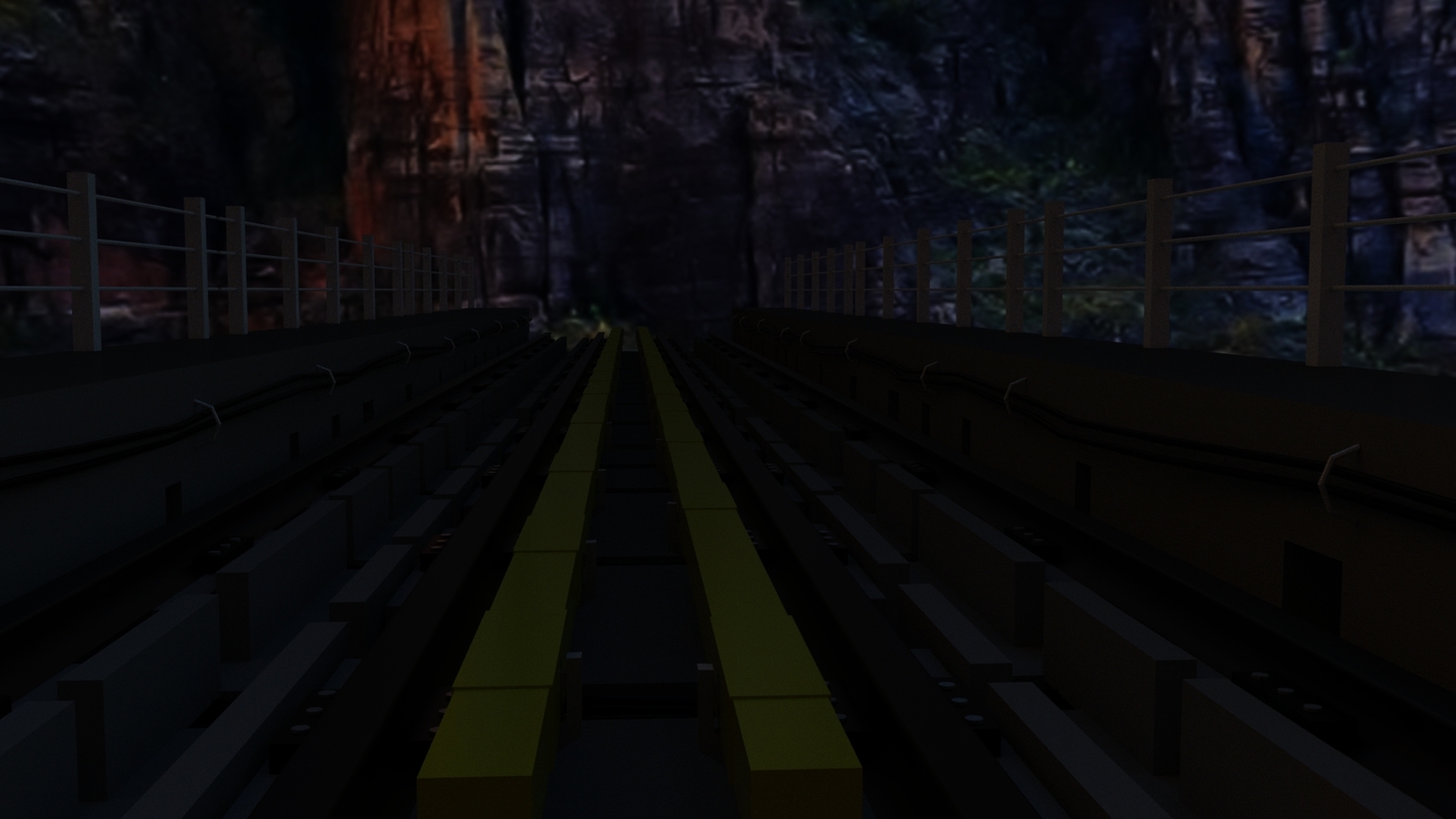 Metro track 3D model - TurboSquid 1395163