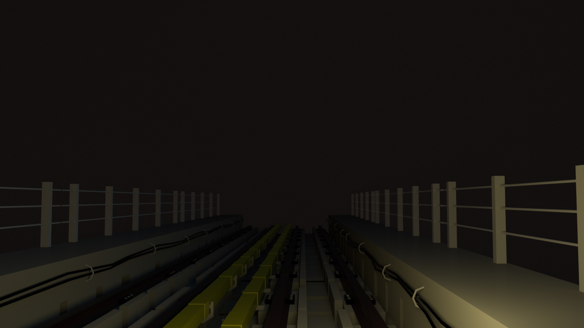 Metro track 3D model - TurboSquid 1395163