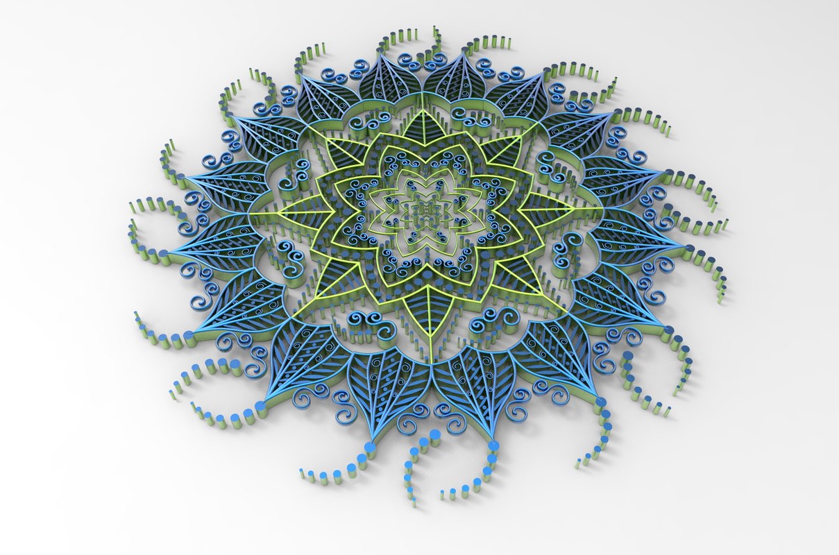 3D model mandala - TurboSquid 1395191
