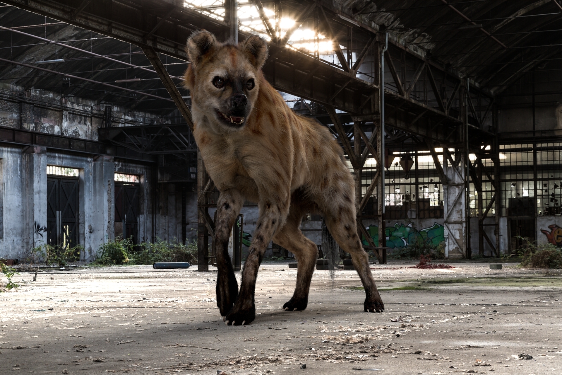 Hyena anatomy 3D model - TurboSquid 1395312