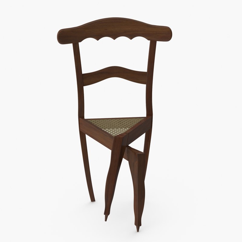 Legs crossed chair model - TurboSquid 1396446