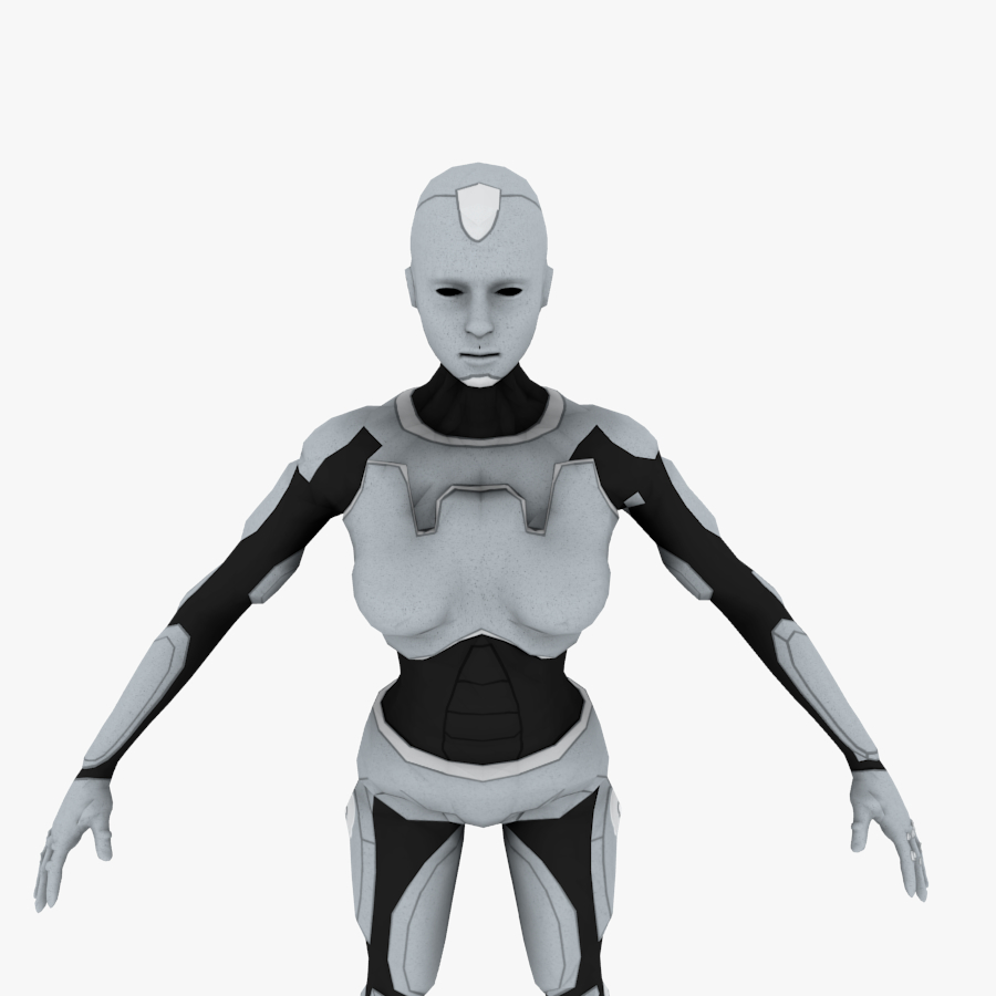 Android female 3D model - TurboSquid 1395010
