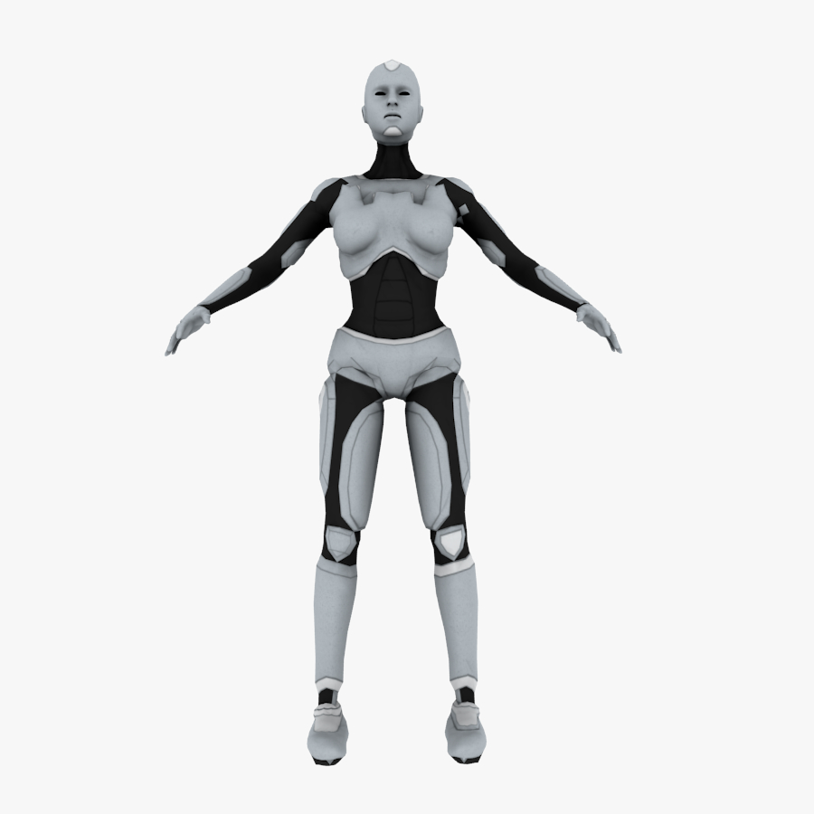 Android female 3D model - TurboSquid 1395010